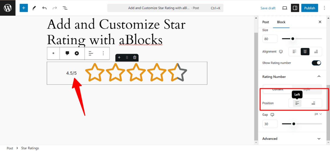Star Rating