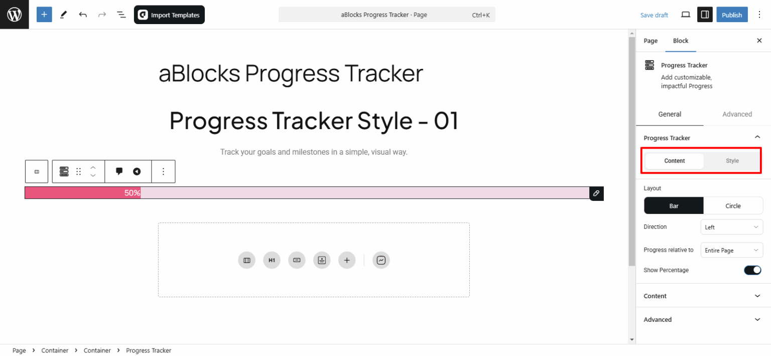 Progress Tracker